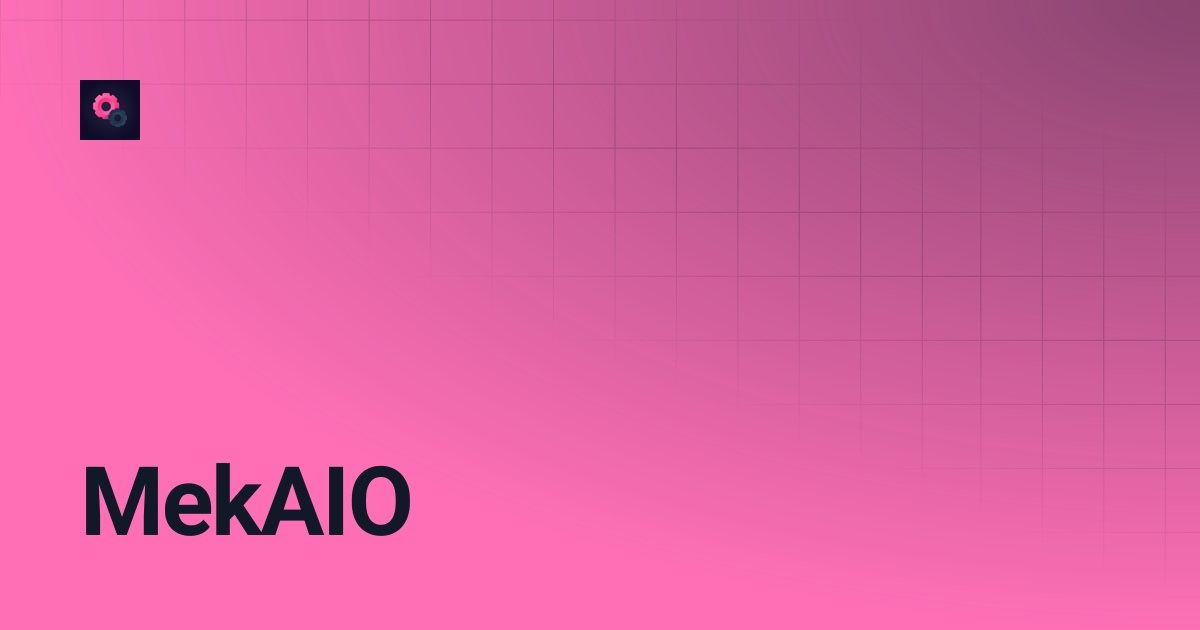 MekAIO | Bot Restock Guides